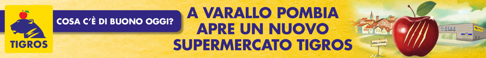 Dal 7 Giugno a Varallo Pombia apre un nuovo supermercato TIGROS - Tigros