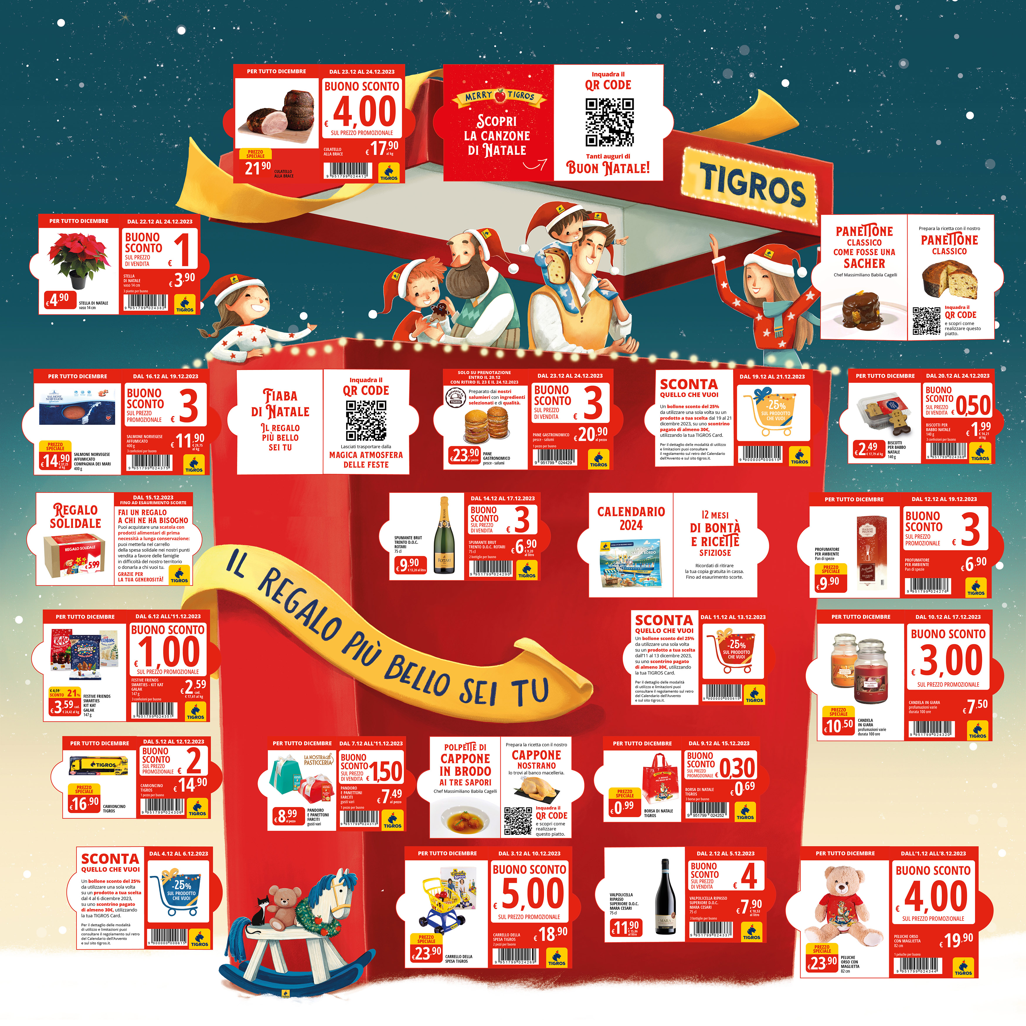 Calendario avvento digitale 2023 - Tigros