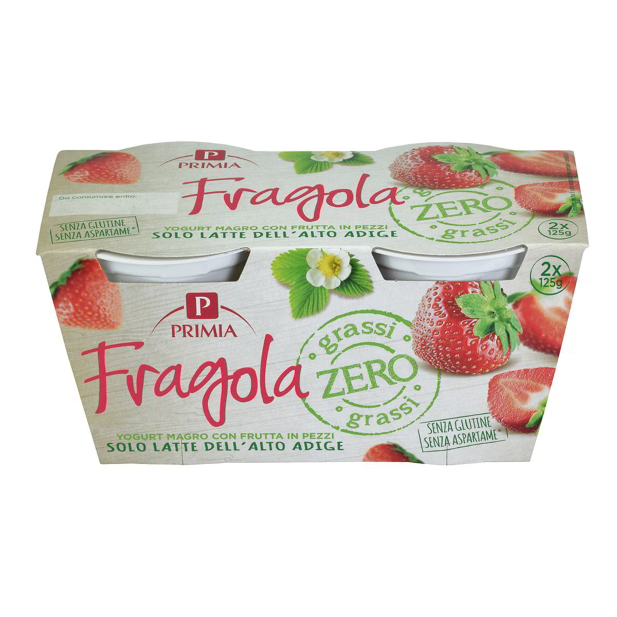 YOGURT MAGRO 0,1% FRAGOLA PRIMIA 125 g x 2 - Tigros