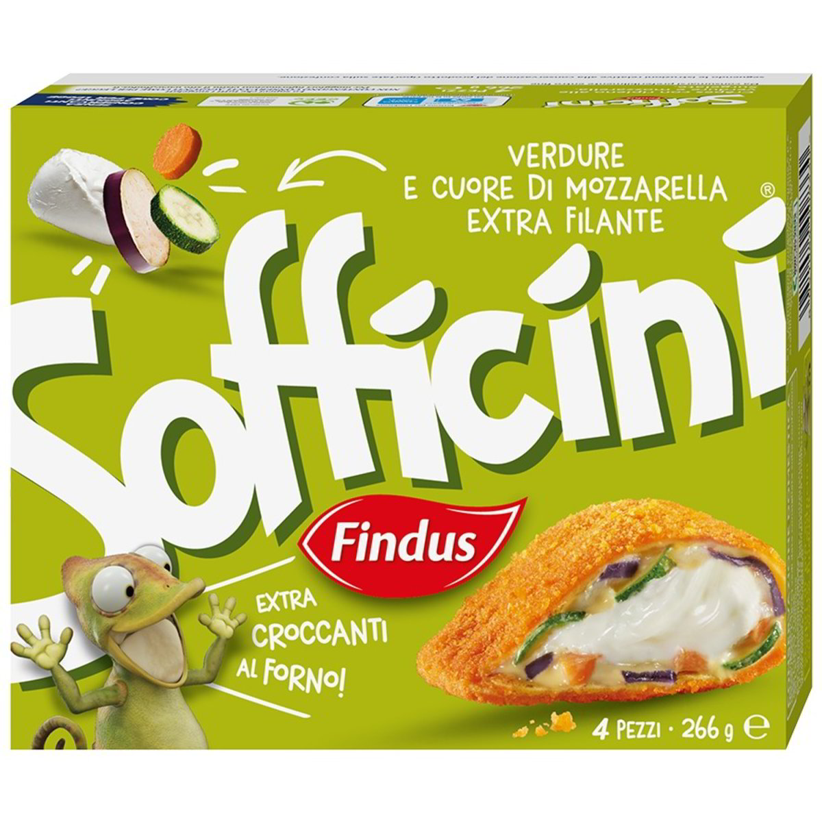 SOFFICINI VERDURE E MOZZARELLA FINDUS GR.266 - PZ.4 - Tigros