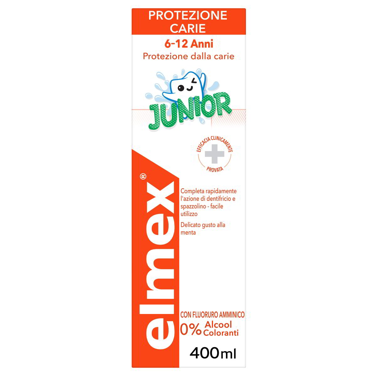 COLLUTORIO 6-12 ANNI BAMBINI ELMEX JUNIOR 400 ml - Tigros
