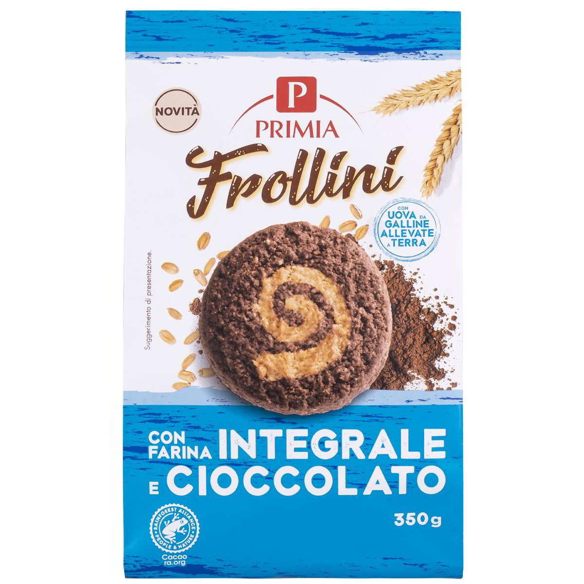 FROLLINI INTEGRALI CIOCCOLATO PRIMIA 350 g - Tigros