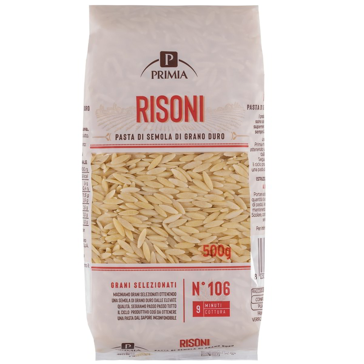 RISONI N°106 PRIMIA GR.500 - Tigros