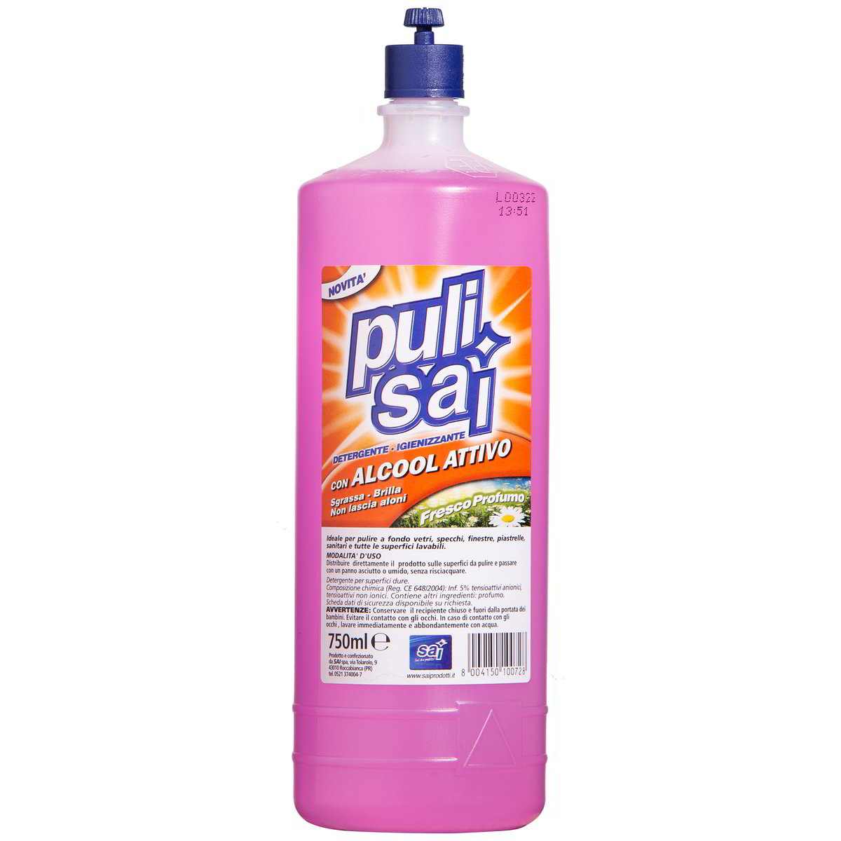 DETERGENTE CON ALCOOL PULI SAI 750 ml - Tigros