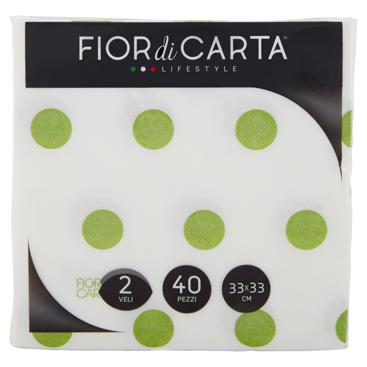 TOVAGLIOLI 2 VELI 33X33 FIOR DI CARTA 40 pz - Tigros