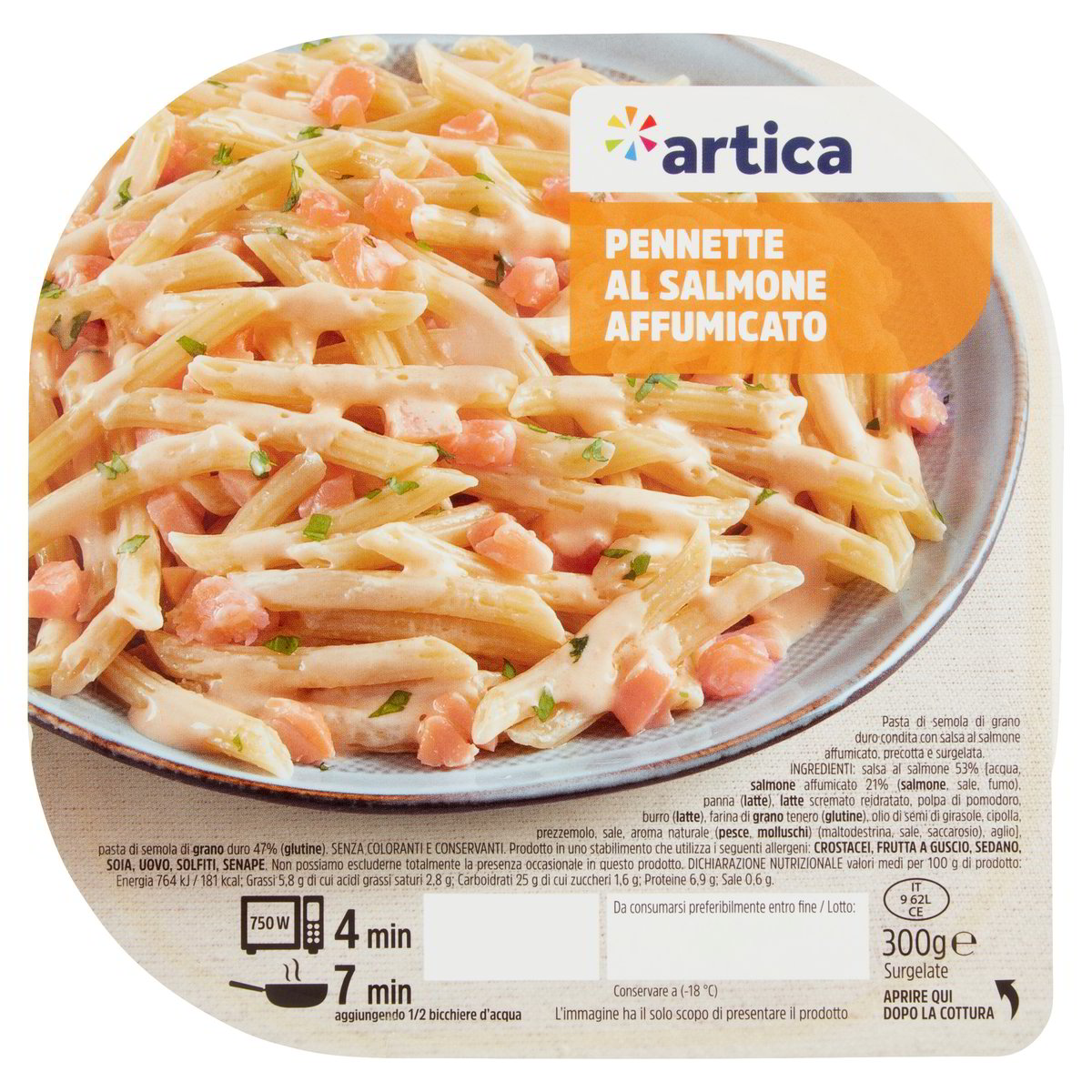 PENNETTE AL SALMONE ARTICA 300 g - Tigros