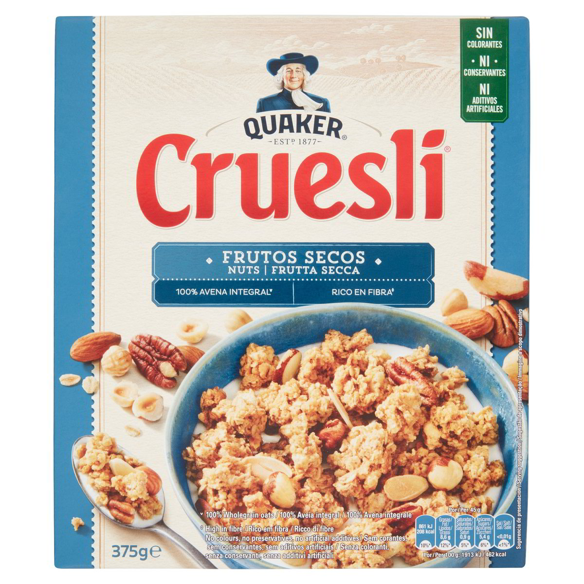 CEREALI CRUESLI NUTS QUAKER 375 g - Tigros