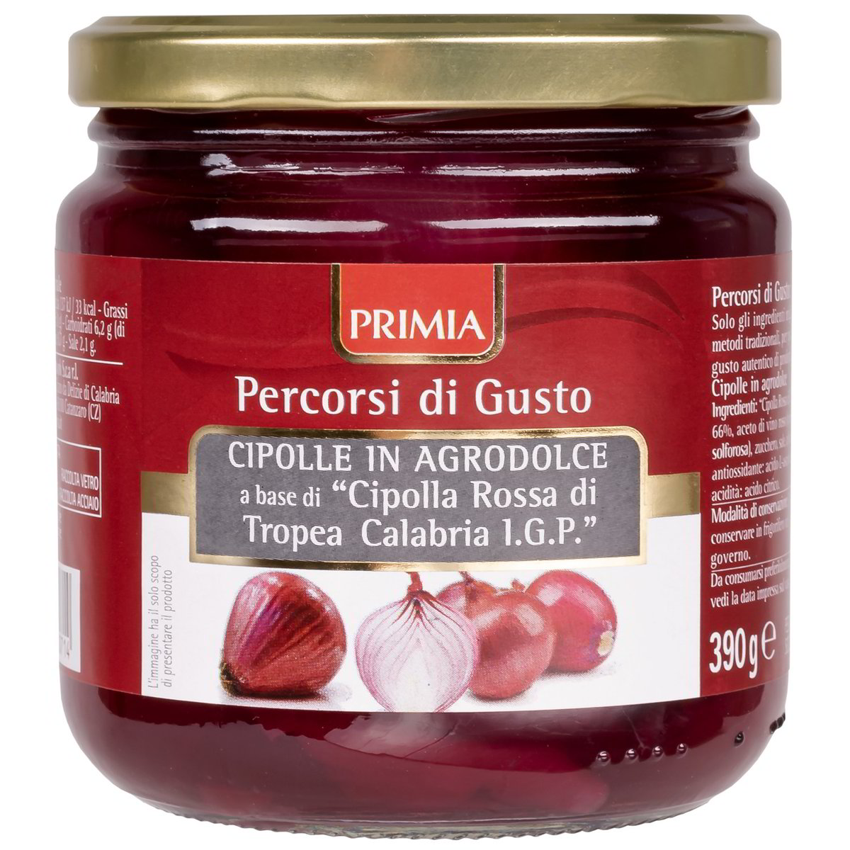 CIPOLLE ROSSE DI TROPEA IN AGRODOLCE PERCORSI DI GUSTO 220 g - Tigros