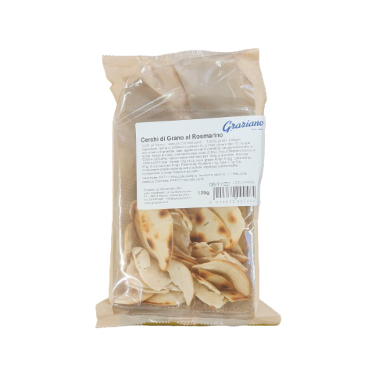 CERCHI DI GRANO AL ROSMARINO 120 g - Tigros