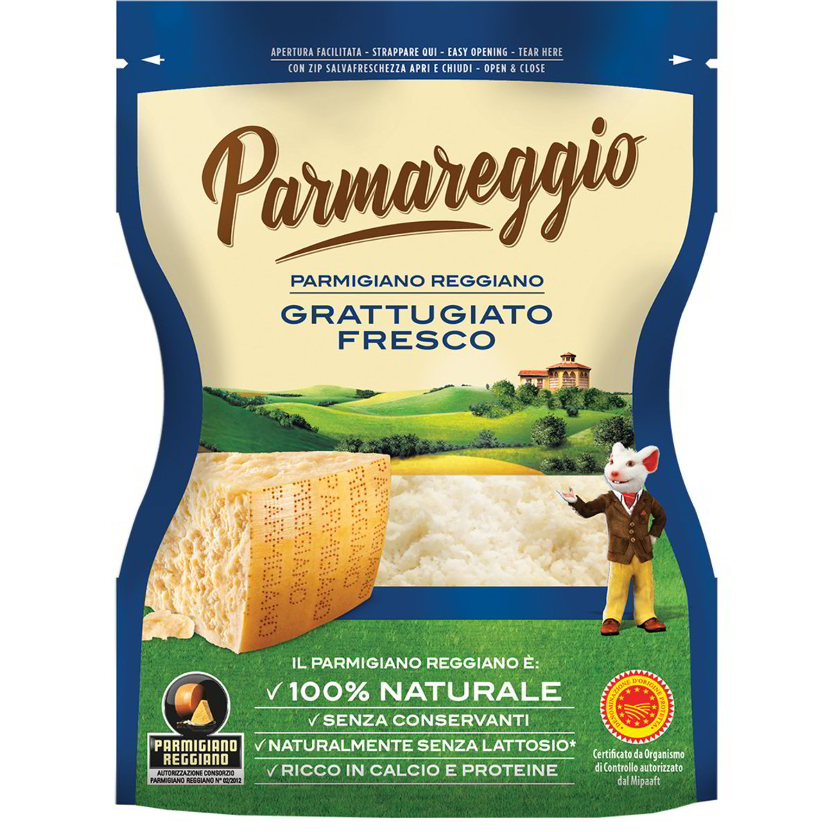 PARMIGIANO REGGIANO DOP GRATTUGIATO PARMAREGGIO 60 g - Tigros