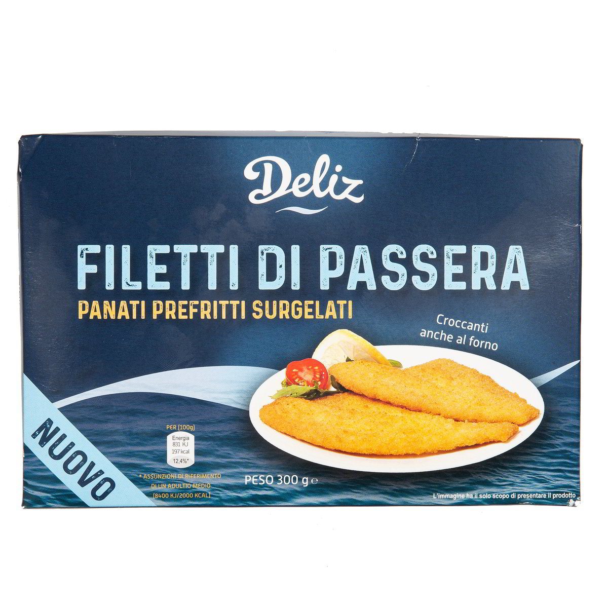 FILETTI DI PASSERA PANATI SURGELATI DELIZ 300 g - Tigros