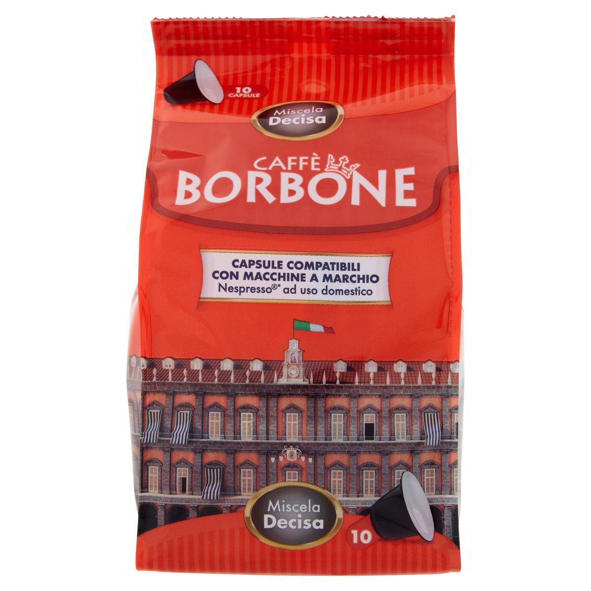 ESPRESSO MISCELA DECISA CAFFE BORBONE 50 g - 10 caps - Tigros