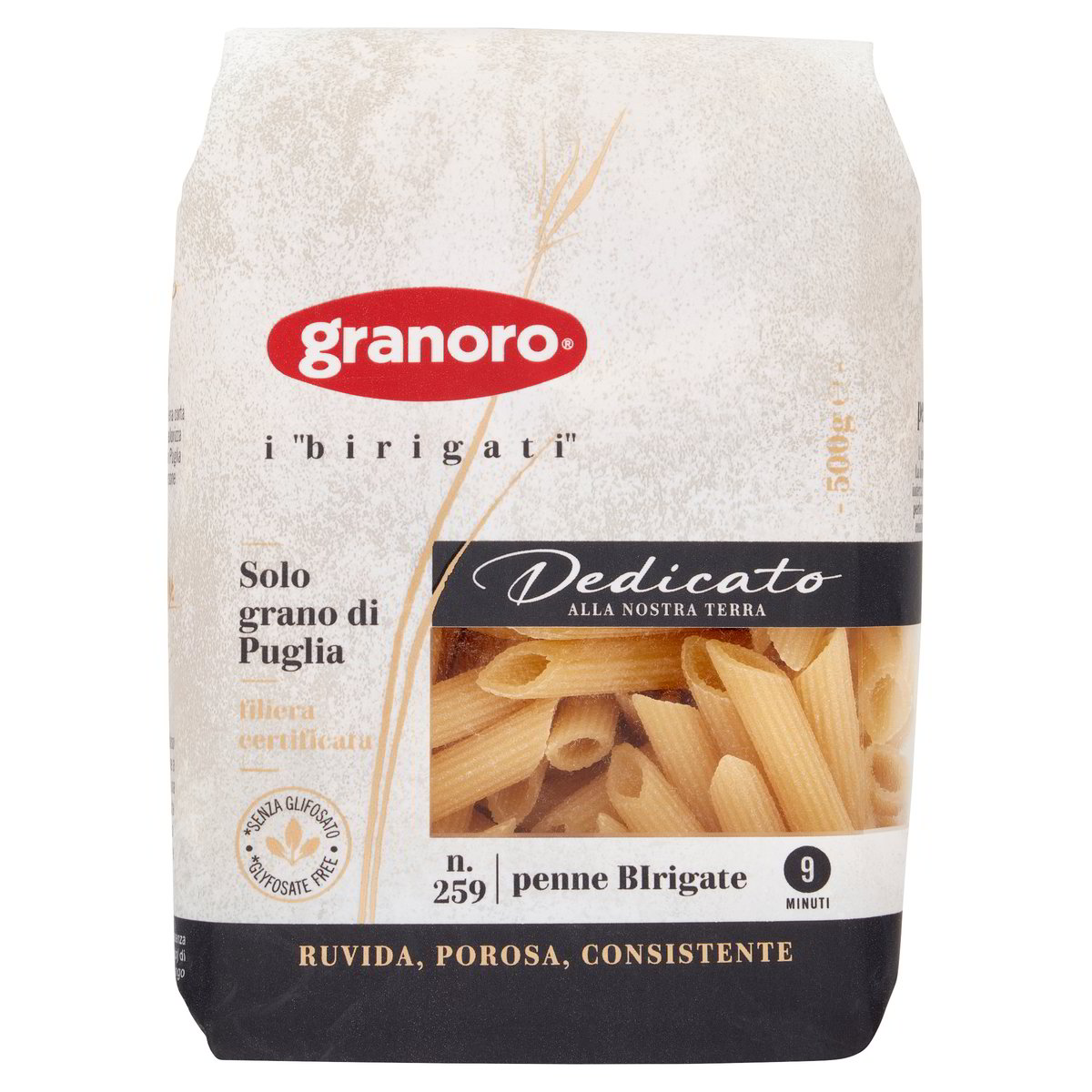 PENNE RIGATE N. 259 GRANORO DEDICATO 500 g - Tigros