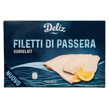 FILETTI DI PASSERA NATURALE SURGELATI DELIZ 300 g - Tigros