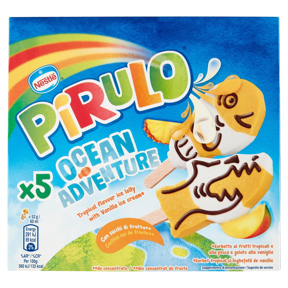 PIRULO OCEAN ADVENTURE NESTLÉ GR. 260 - PZ.5 - Tigros