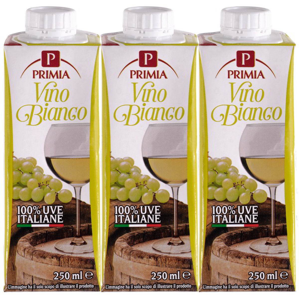 VINO BIANCO BRICK PRIMIA 25 cl x 3 - Tigros