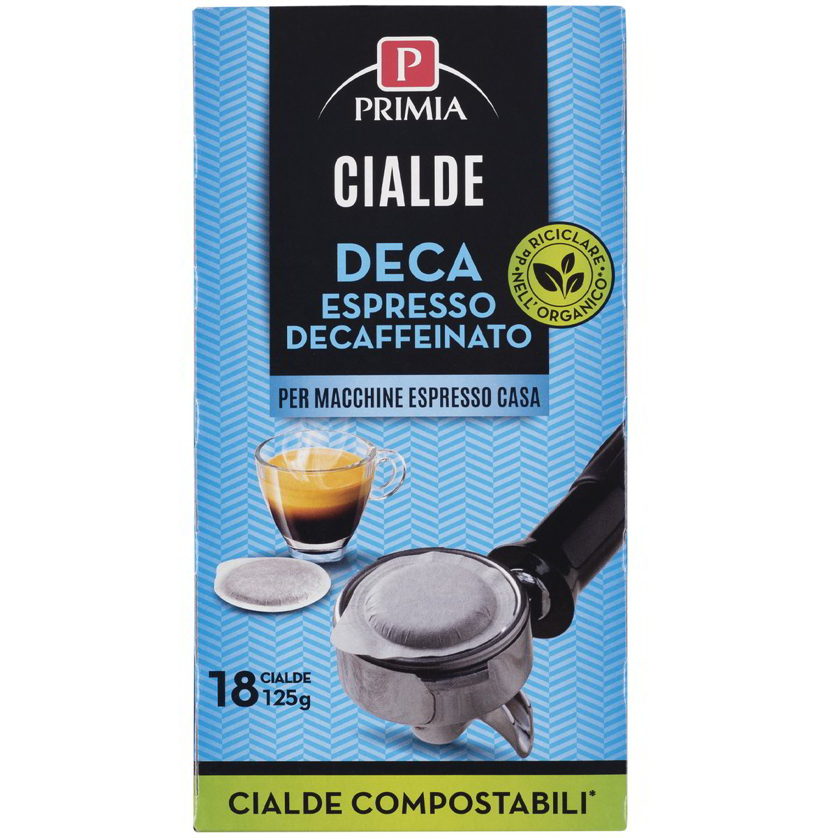 CAFFÈ DECAFFEINATO CIALDE PRIMIA 125 g - 18 cialde - Tigros
