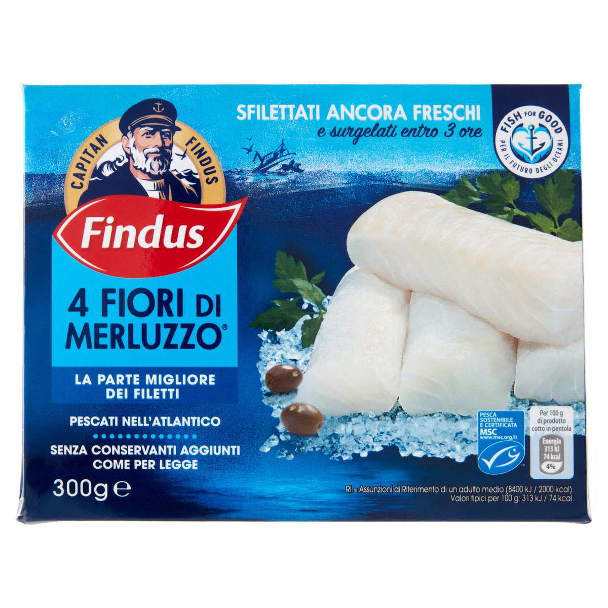 FIORI DI MERLUZZO FINDUS 300 g - 4 pz - Tigros