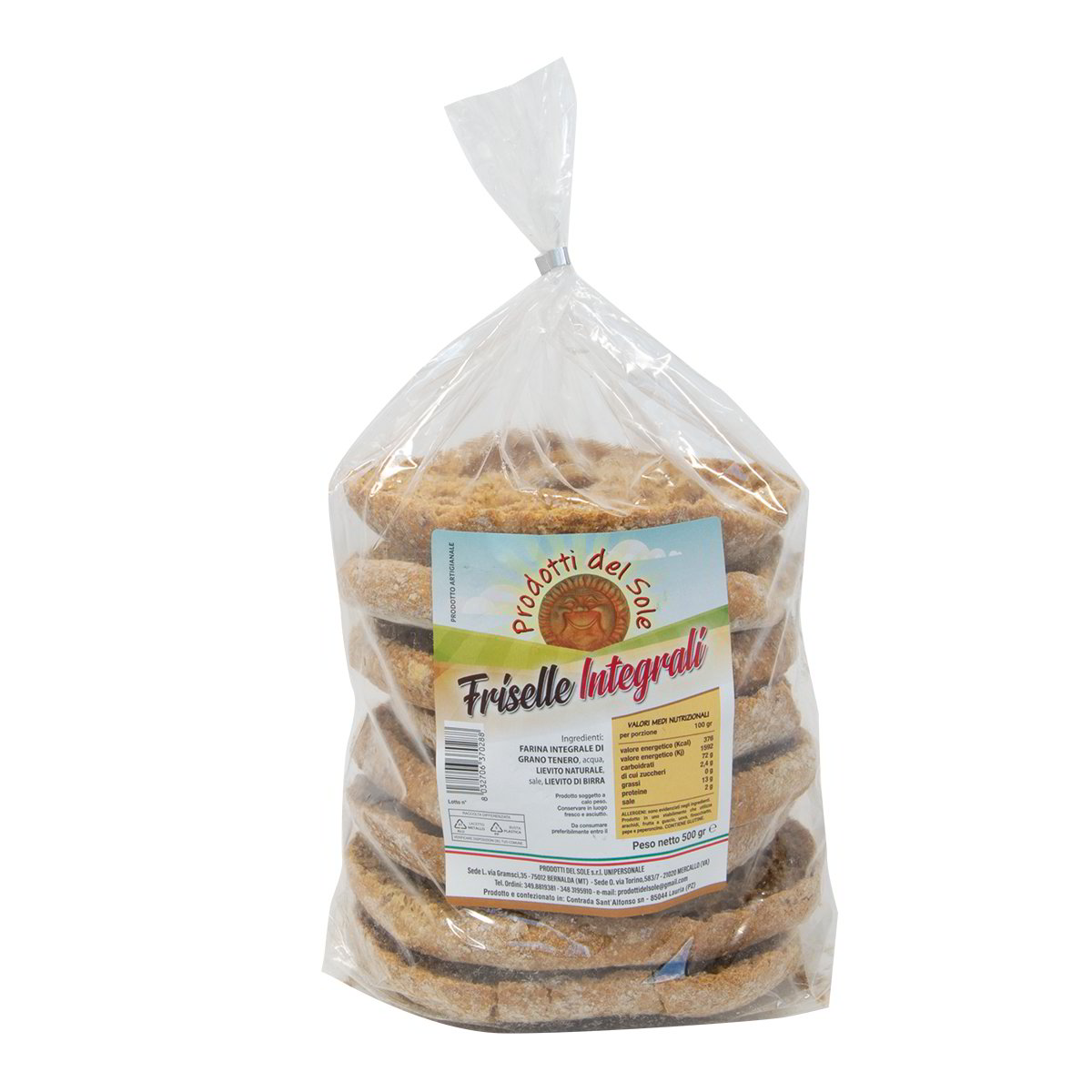 FRISELLE INTEGRALI PRODOTTI DEL SOLE 500 g - Tigros
