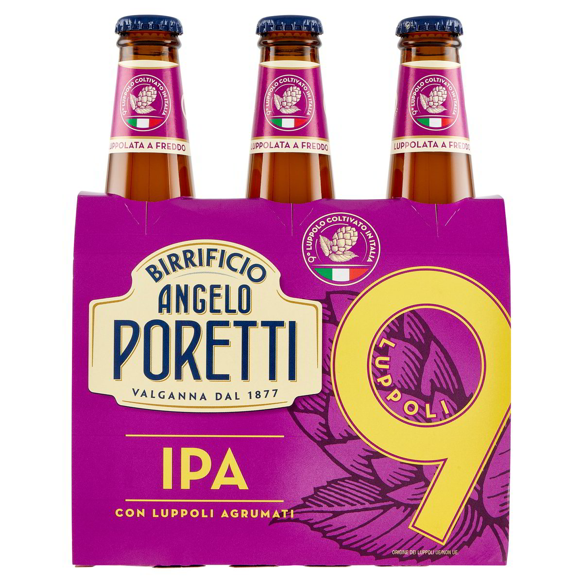 BIRRA 9 LUPPOLI IPA ANGELO PORETTI 33 cl x 3 - Tigros