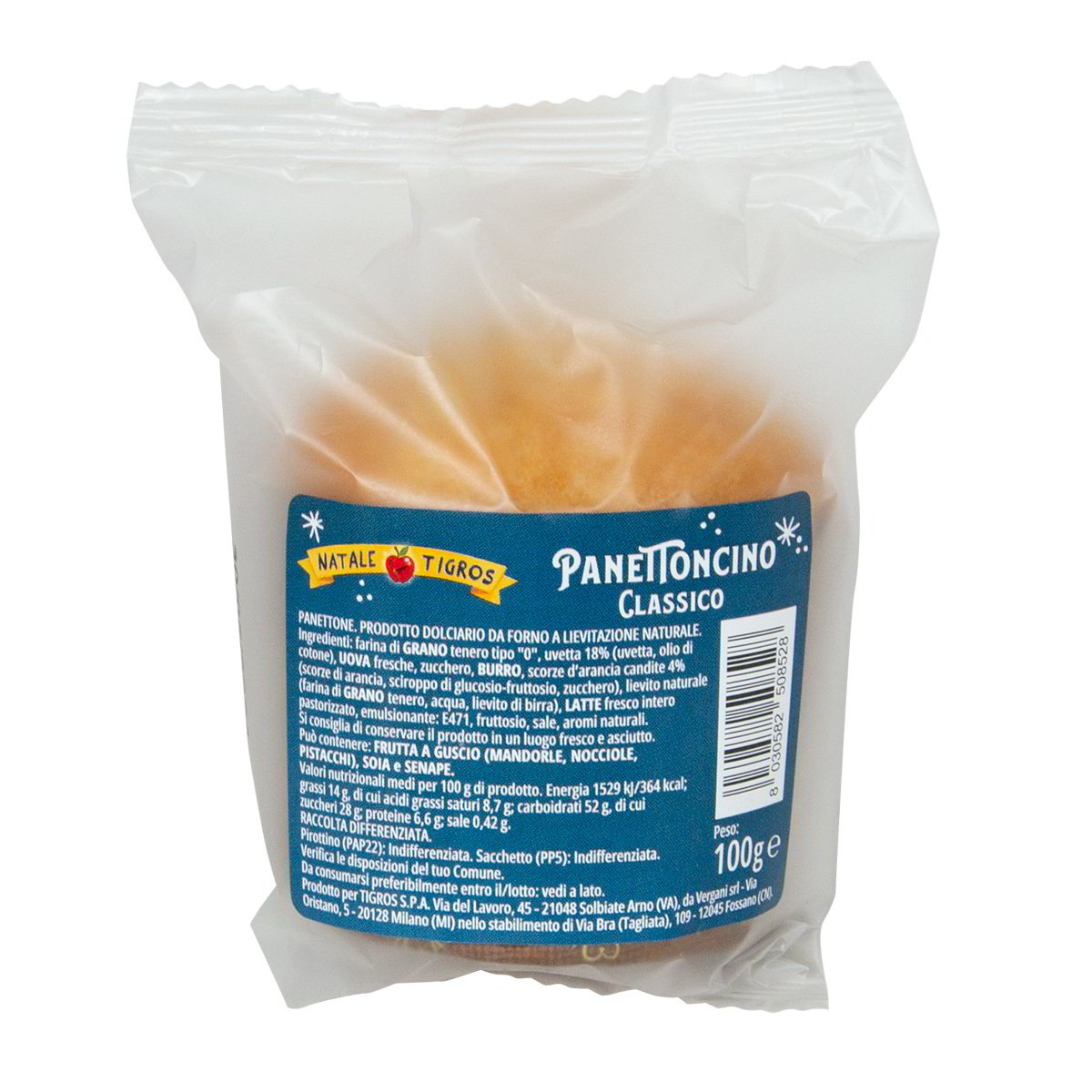 PANETTONCINO CLASSICO TIGROS GR.100 - Tigros