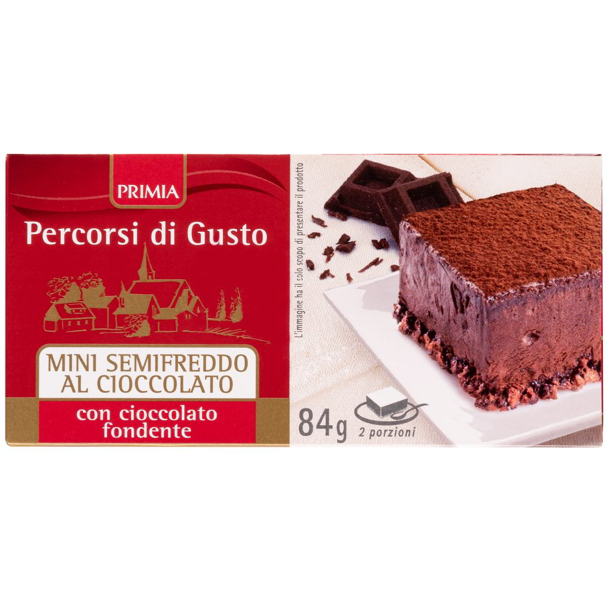 MINI SEMIFREDDO CIOCCOLATO FONDENTE PERCORSI DI GUSTO GR.42X2 - Tigros