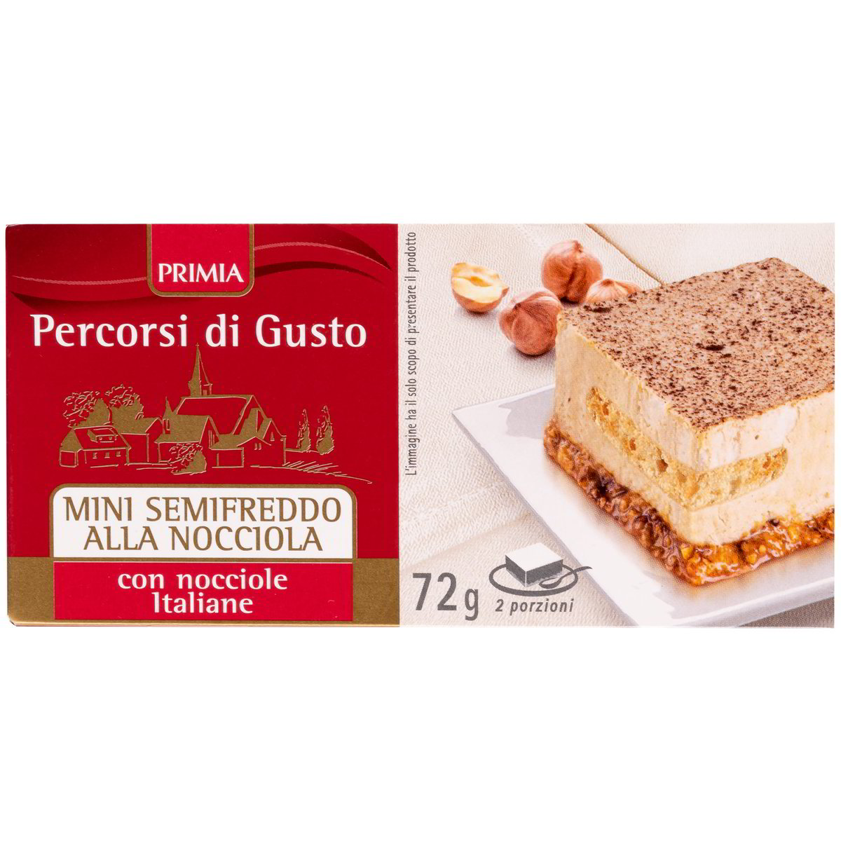 MINI SEMIFREDDO ALLA NOCCIOLA PERCORSI DI GUSTO 36 g x 2 - Tigros