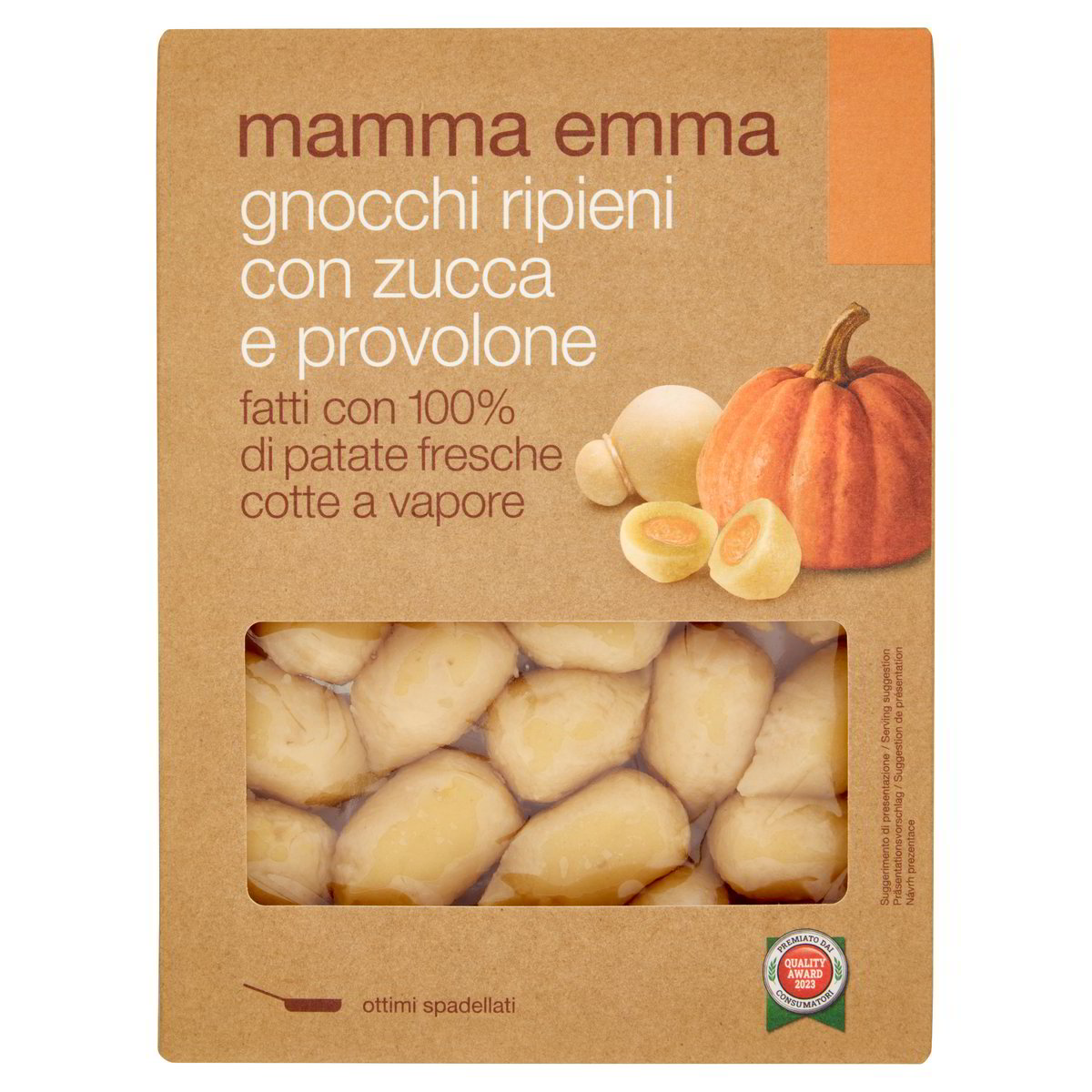 GOCCHI ZUCCA E PROVOLONE MAMMA EMMA 350 g - Tigros