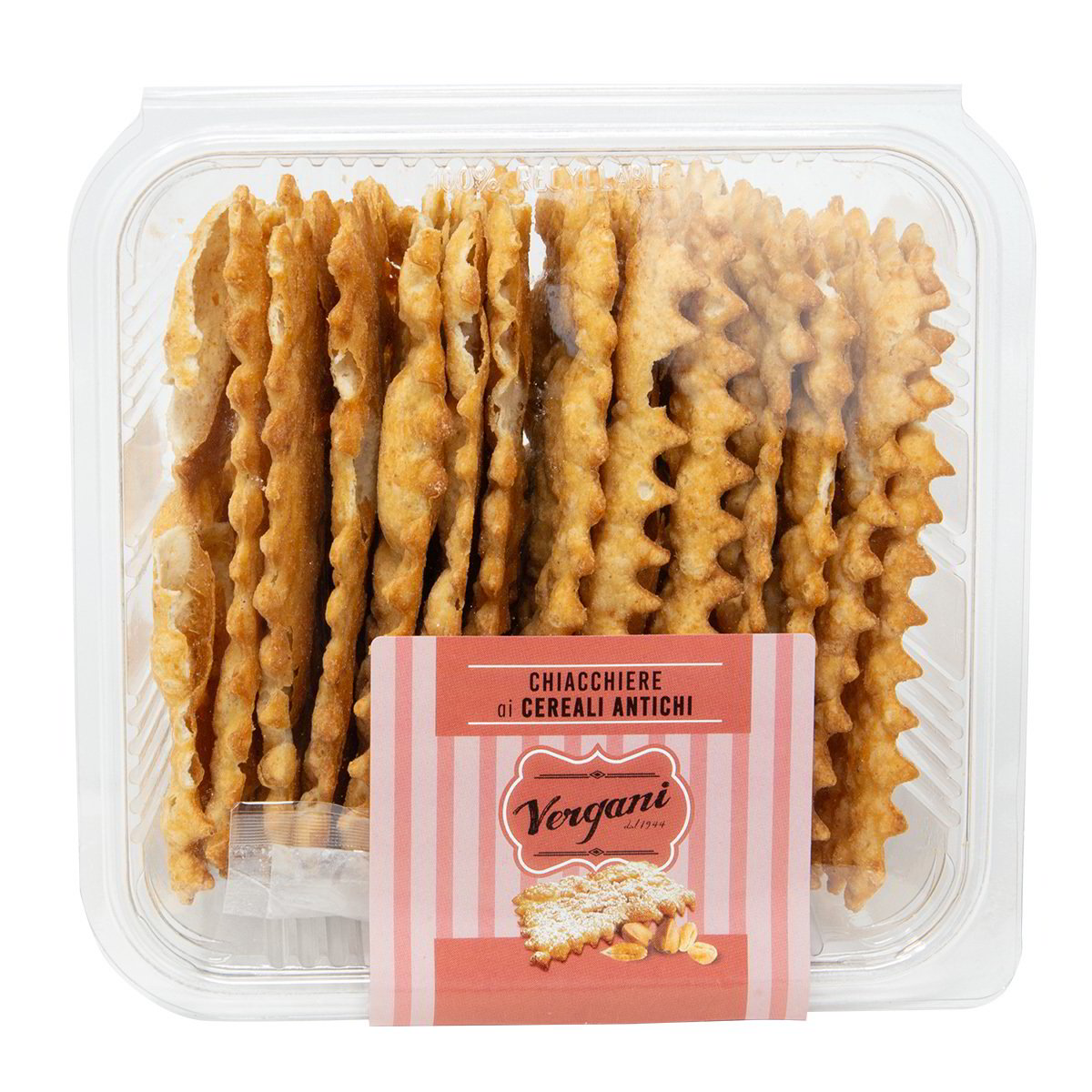 CHIACCHIERE CEREALI ANTICHI VERGANI GR.250 - Tigros CHIACCHIERE CEREALI ANTICHI VERGANI GR.250 - Tigros