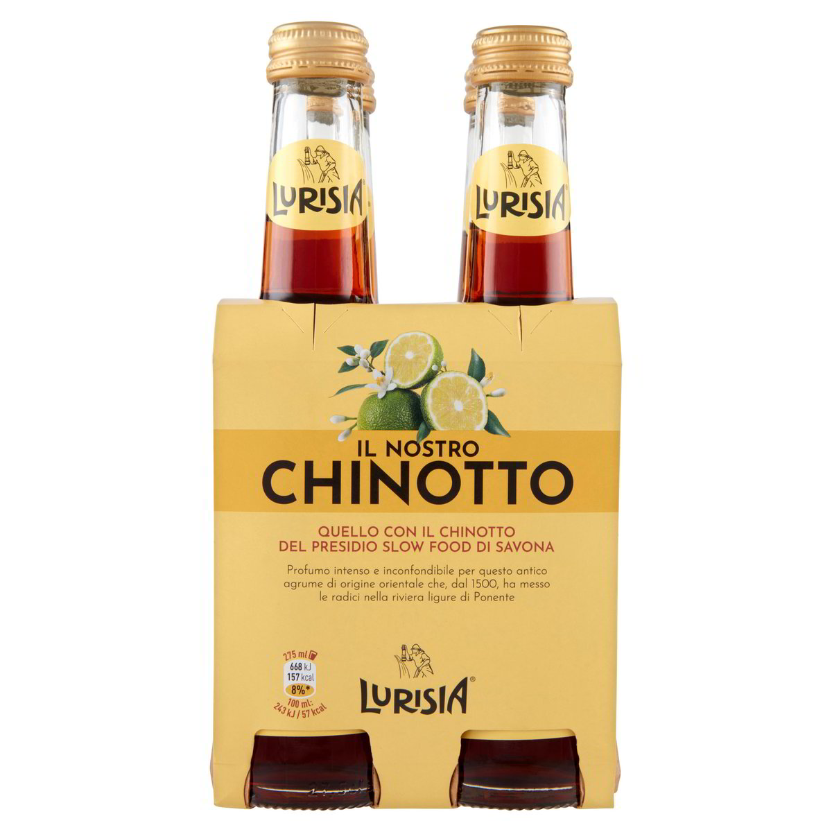 CHINOTTO LURISIA 275 ml x 4 - Tigros
