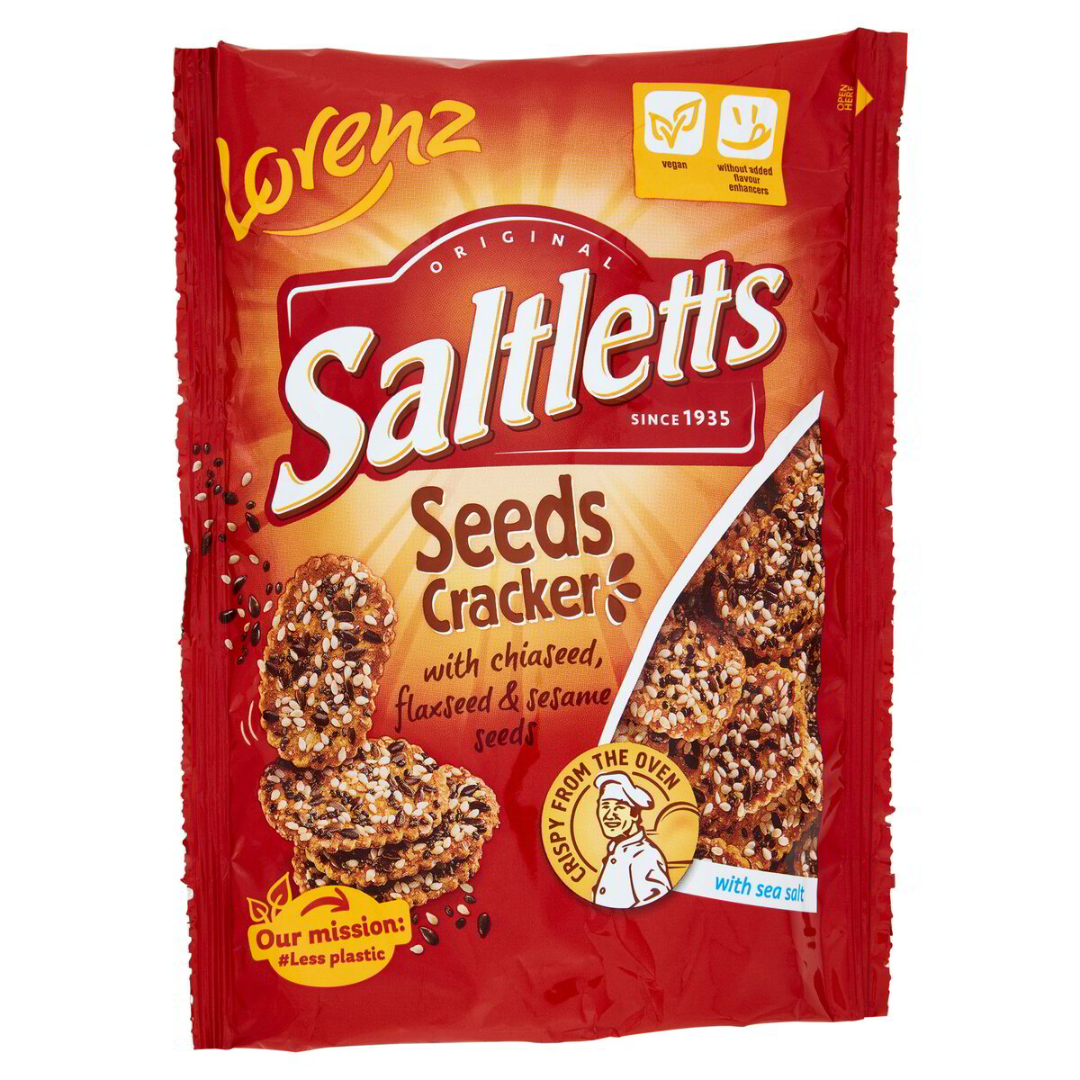 SEEDS CRACKER VEG LORENZ SALTLETTS 100 g - Tigros