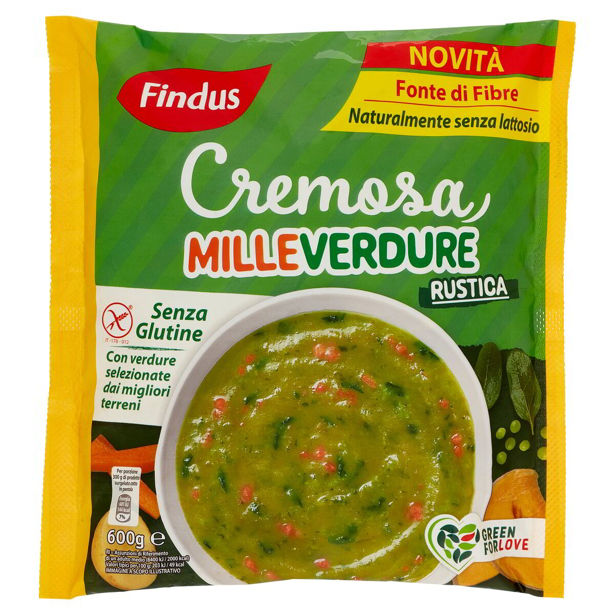 CREMOSA MILLEVERDURE RUSTICA FINDUS 600 g - Tigros