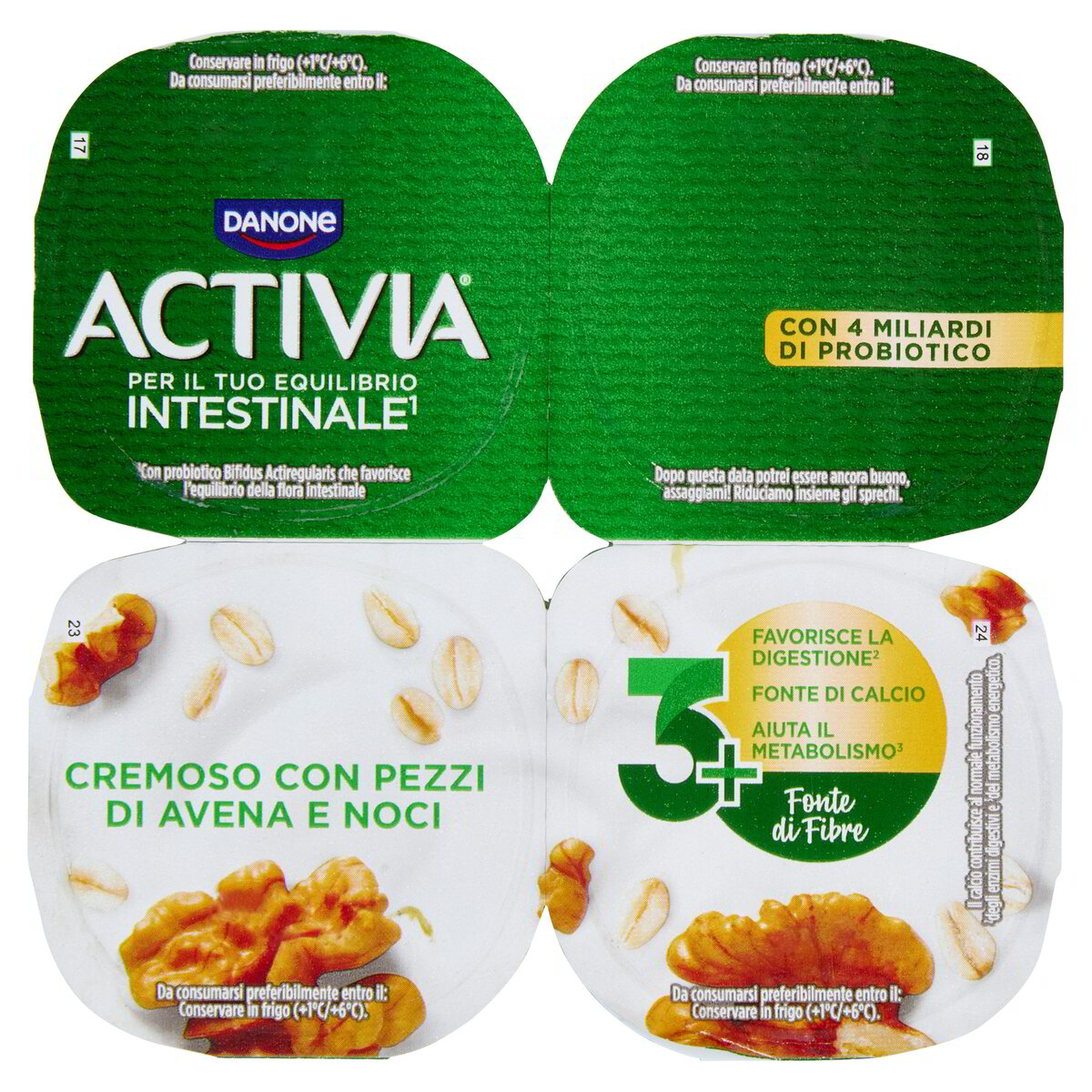 ACTIVIA AVENA-NOCI DANONE 125 g x 4 - Tigros