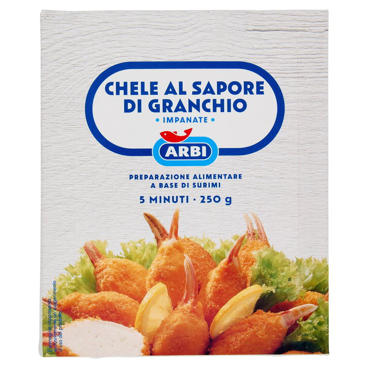 CHELE DI GRANCHIO PANATE UNOPIU' 250 g - Tigros