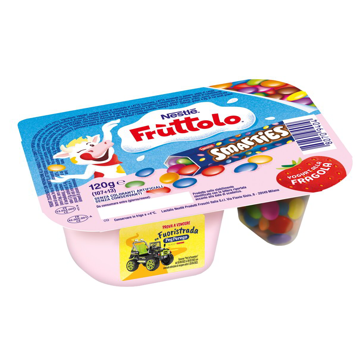 FRUTTOLO FRAGOLA&SMARTIES NESTLE' 120 g - Tigros