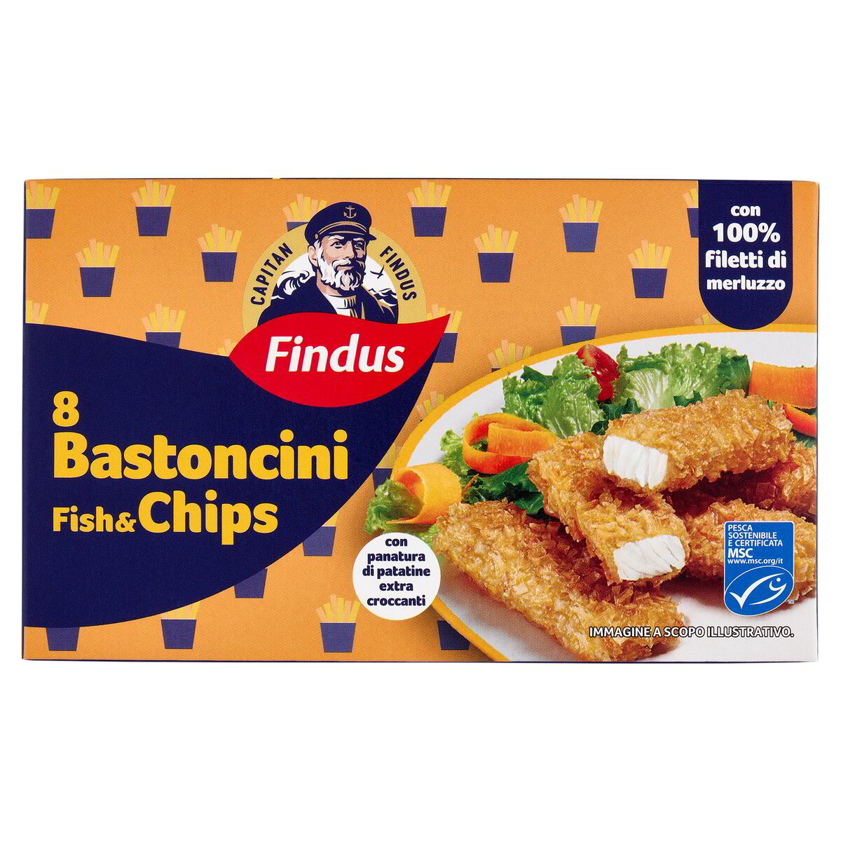 BASTONCINI FISH & CHIPS FINDUS GR. 224 - PZ. 8 - Tigros