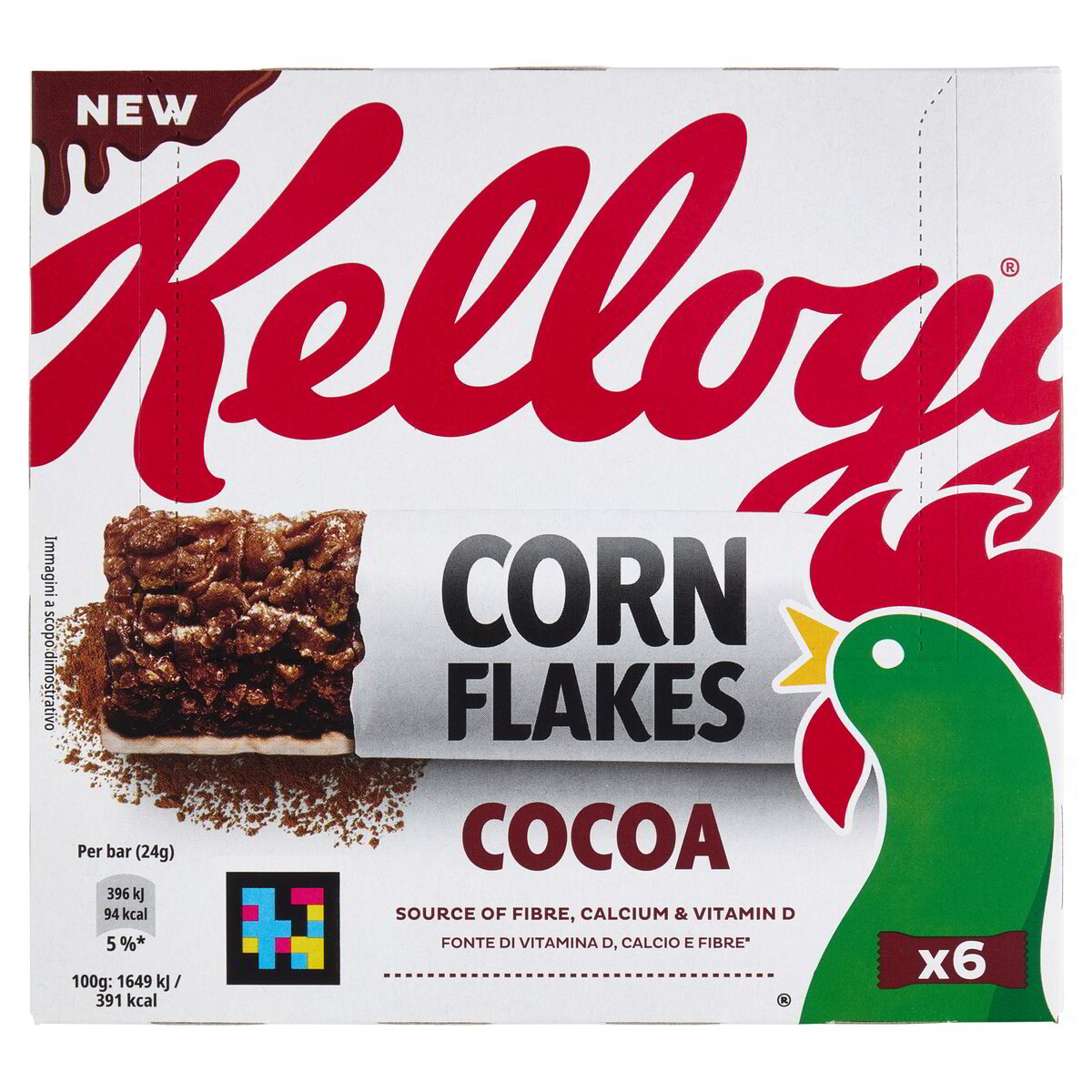 BARRETTA CORN FLAKES CHOCO KELLOGG 24 g x 6 - Tigros