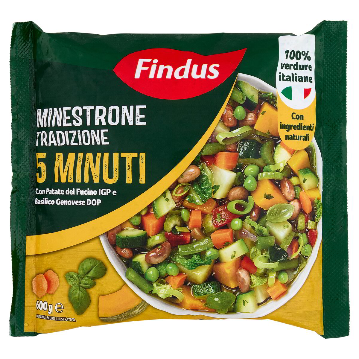 MINESTRONE TRADIZIONE 5 MINUTI FINDUS 600 g - Tigros